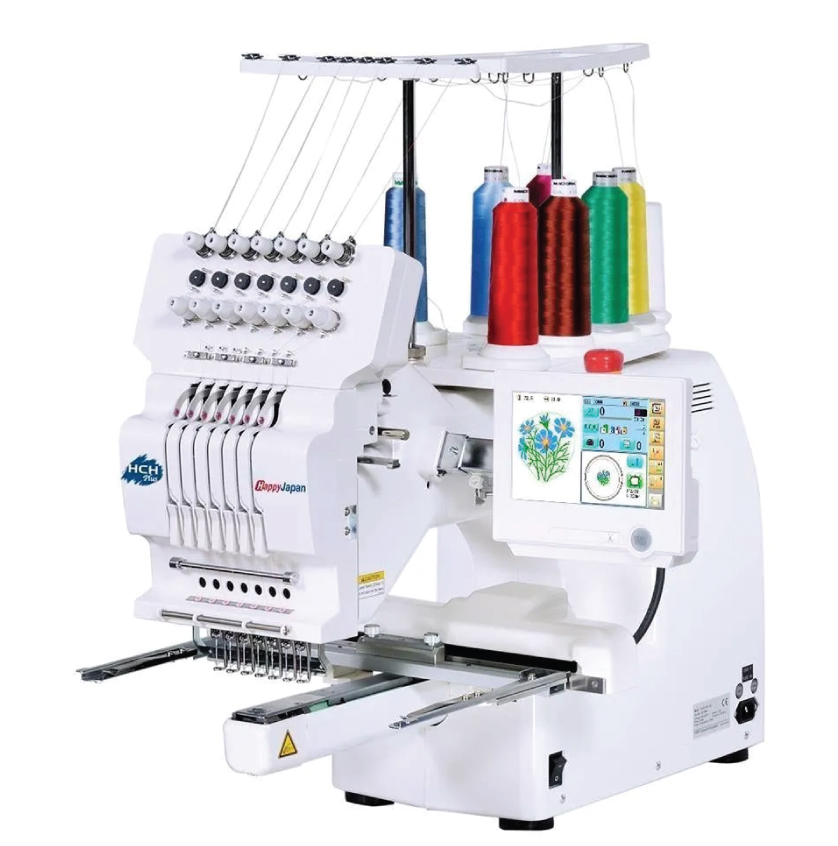 HappyJapan HCH-701-30 Single Head Compact Embroidery Machine ...